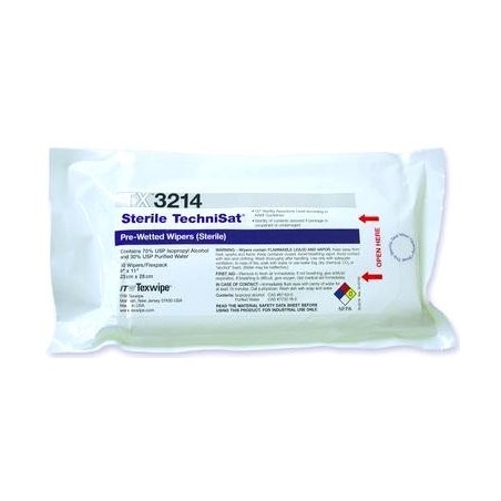 Sterile TechniSat Cleanroom Wipers