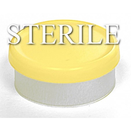 Sterile Yellow 20mm Matte Flip Cap Vial Seals