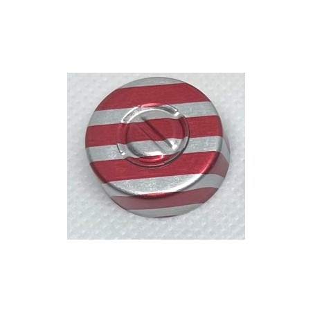 Red Stripe 20mm Center Tear Vial Seals, Aluminum,Bag of 1000